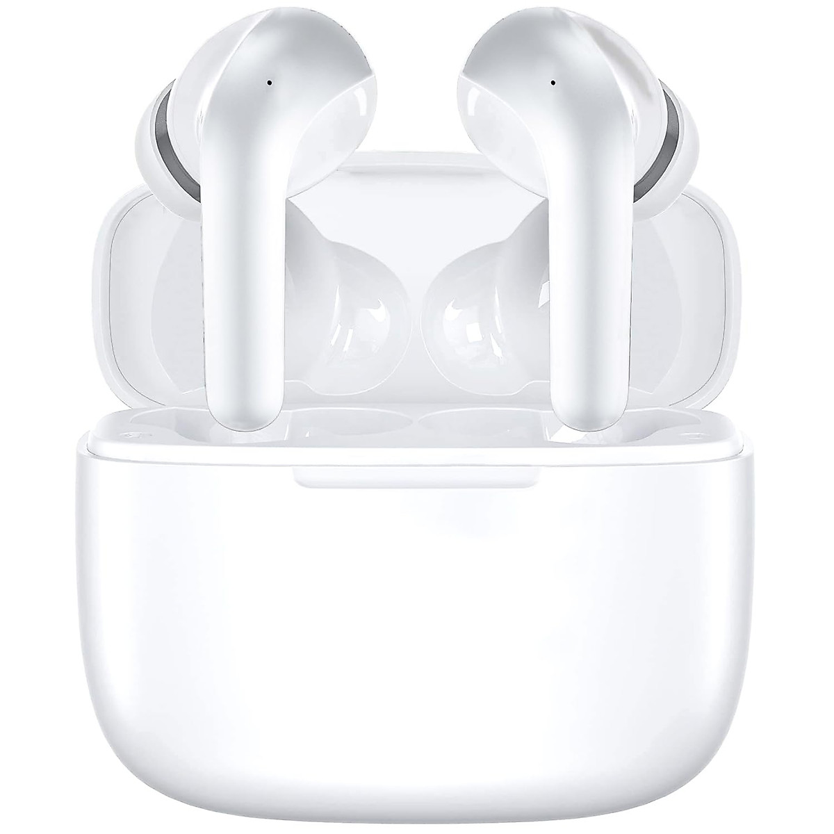 Wireless Earbuds, 30Hrs Playtime Bluetooth Earbuds Built in Noise Cancellation Mic with Charging Case, Headphones with Stereo Sound, IP67 Waterproof Ear Buds Touch Control Smart Pop-up Auto Pairing