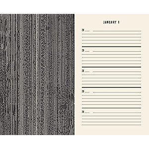 Canvas One Line a Day: A Five-Year Memory Book (Yearly Memory Journal and Diary, Natural Canvas Cover)