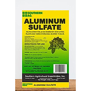 Southern Ag Aluminum Sulfate (Acidifies Soil), 5 LB