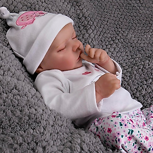 Aori Reborn Baby Dolls - Lifelike Newborn Baby Dolls, Full Body Vinyl Realistic Baby Doll Come with Feeding Toy Accessories and Gift Box Set