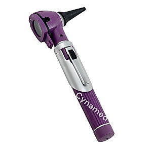 Premium Double Handle Otoscope Set -Otoscope/Great for School -Cynamed (PURPLE)