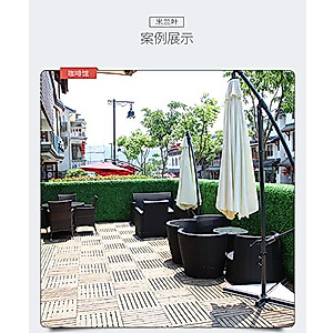 Artificial Hedges Panels,Artificial Boxwood Hedge Mat, Boxwood Greenery Ivy Privacy Fence Screening, Home Garden Outdoor Wall Decoration, 20"x20" per pc (12 pcs Pack) (boxwood green)