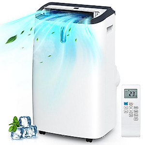 ZAFRO Portable Air Conditioners 14000 BTU Air Conditioner for Room Up to 700 Sq. Ft