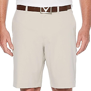 Opti-Stretch Solid Short With Active Waistband, Silver Lining, 50 Big