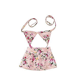 Big Dog Shirt Pullover Dog Bikini Swimsuit Pet Bikini Swimming Dress Puppy Bathing Suit Stylish Beach Swimsuit Pet Clothes for Medium Dogs Easter (Pink, S)