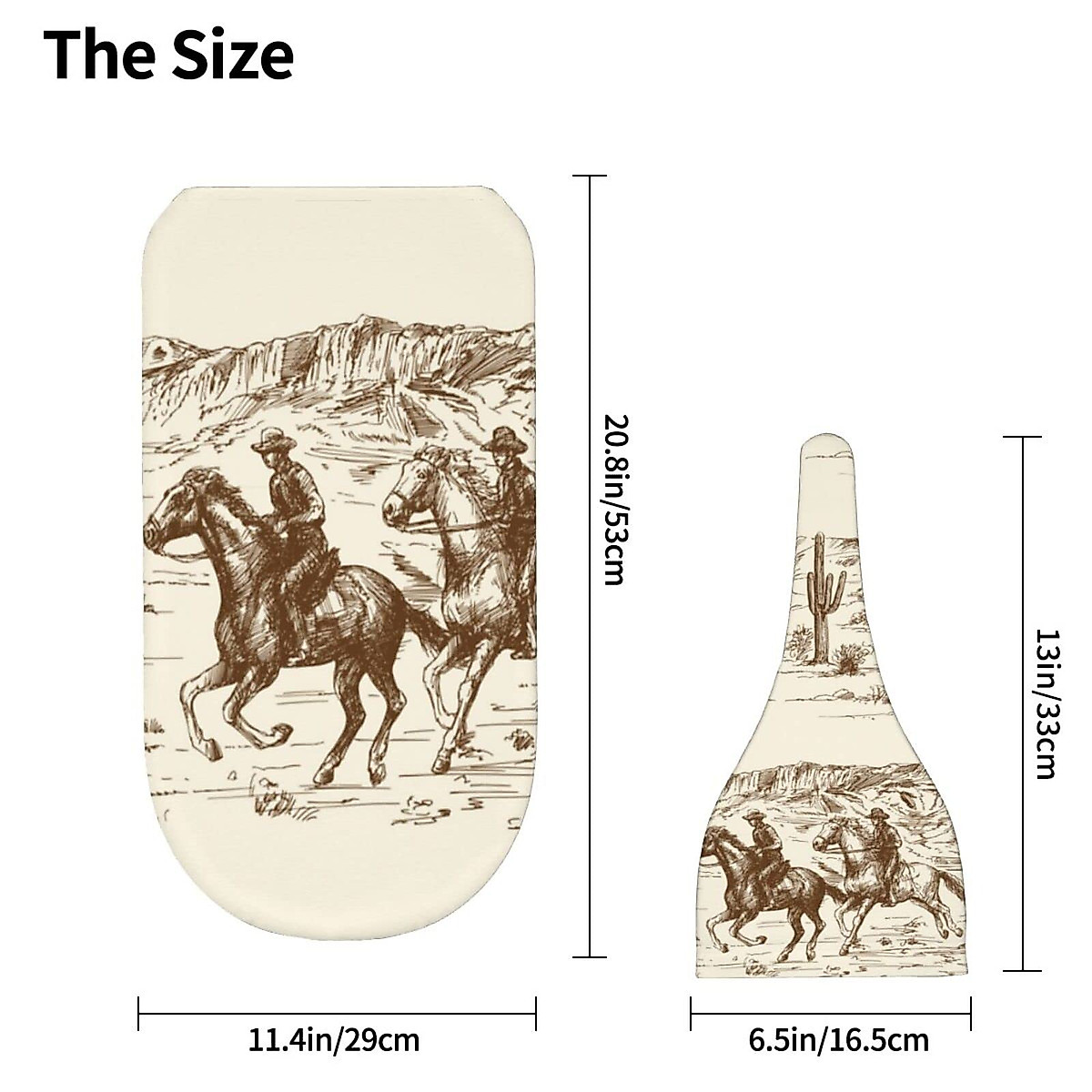 Qwalnely Swaddling Blanket for Baby, Sleeping Sacks, Unisex Baby Stuff with Hat, Western