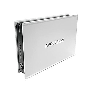 Avolusion Mini Pro-5X 2TB USB 3.0 Portable External Gaming Hard Drive - White (for PS5, Pre-Formatted) - 2 Year Warranty