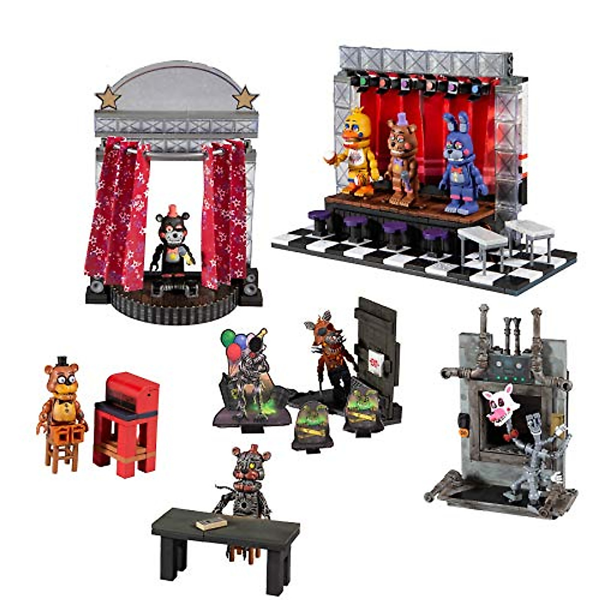 McFarlane Toys Five Nights at Freddy’s Star Curtain Stage Small Construction Set
