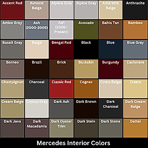 Luxury Leather Repair Automotive Leather Vinyl Repair Dye Color Restorer Compatible with MERCEDES Interiors & Accessories – Easy DIY Leather Dye (Wheat, 8oz)