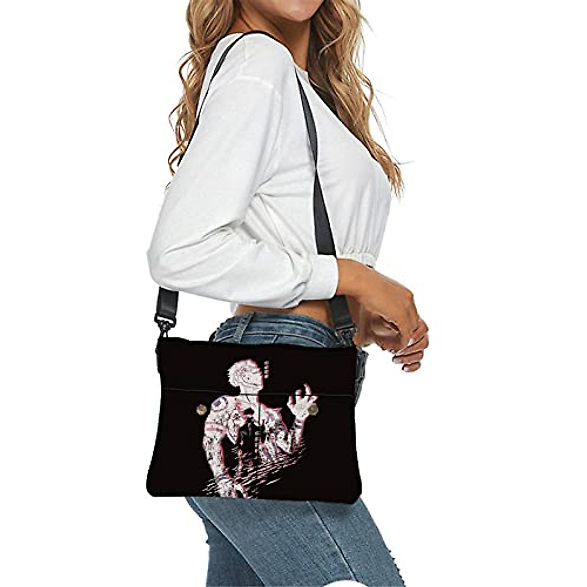 HANDAFA Anime Jujutsu Kaisen Satchel Bag Manga Shoulder Bag Cosplay Crossbody Bag(Color20)