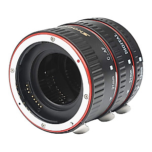 SHOOT AF Auto Focus Macro Extension Tube Set for Canon EOS EF EF-S Lens DSLR Cameras 1100D 700D 650D 600D 550D 500D 450D 400D 350D 300D 100D 70D Close-up(13mm 21mm 31mm)