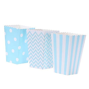 ULTECHNOVO 30pcs Popcorn Disposable Food Containers Bathtub Decor Candy Flavoring Popcorn Treat Popcorn Boxes Movie Night Popcorn Boxes Candy Bags Chicken Cartons French Fries Storage Box Box