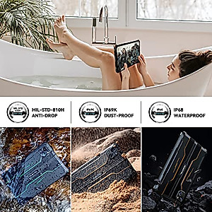 OUKITEL RT3 Rugged Android 12 Tablet, 8 Inch Waterproof-Tablet, Octa Core 7GB+64GB 1TB Expandable,5150mAh Battery Industrial Tablet PC, 16+8MP Camera, IP68&IP69K Tablets, 4G Dual SIM/5G WiFi/BT5.3/GPS