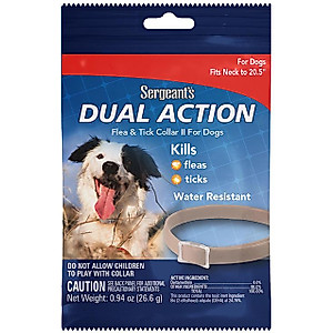 Pet 1 Count Dual Action Flea & Tick Collar for Dogs, 20.5"