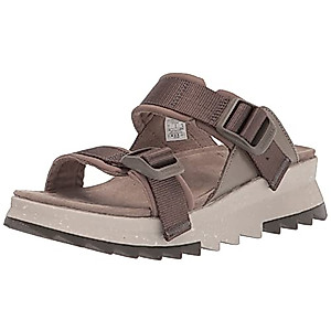 Merrell Women's Alpine Cush Slide Wedge Sandal, Brindle, 7