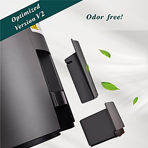 Upgraded Electric Waste Kitchen Composter,NESSGRAIM 2L Capacity Countertop Composter Indoor Odorless with 2 Detachable Carbon Filter, Turn Waste into Natural Fertilizer,Grey