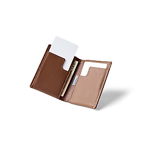 Bellroy Slim Sleeve, slim leather wallet (Max. 8 cards and bills) - Hazelnut