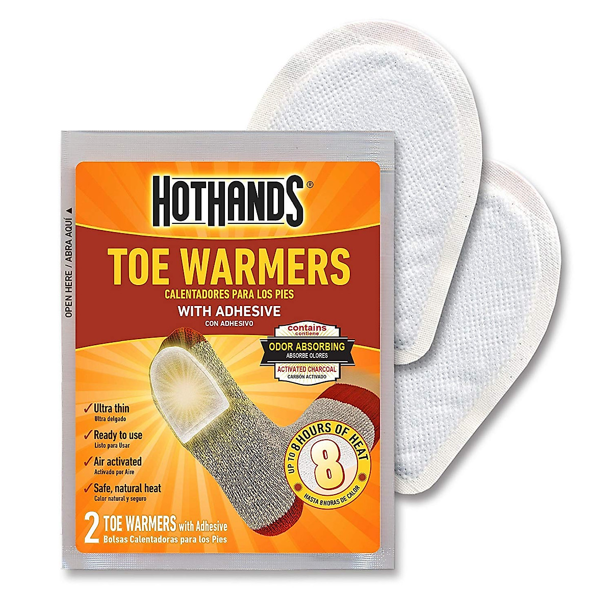 HeatMax HotHands Toe Warmers, 40 Pairs 1 set