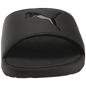 PUMA Women's Cool Cat 2.0 Slide Sandal, Sport Black Black, 8