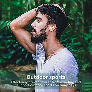 XZC Wireless Earbuds Noise Reduce Halloween Cute Little Devil Earphones for Kids Adult Waterproof Sport Stereo Headphones with Built-in Mic for iPhone/Android (Cat)