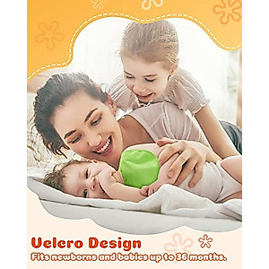 30 Pack Baby Muslin Bandana Drool Bibs for Baby Boys Girls Multicolor Solid Terry Cotton Bibs Unisex Waterproof Baby Feeder Bibs with Fiber Filling Adjustable Newborn Bibs for Teething and Drooling