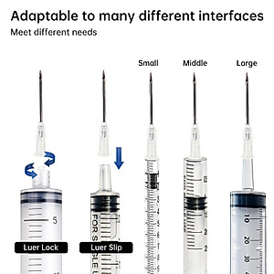 100 Pack Lab Tools 16Ga 1.25Inch (Individually Wrapped) 18Ga, 23Ga, 25Ga,21Ga, 22Ga, 27Ga, 30Ga, Industrial Dispensing Accessories, Luer Lock