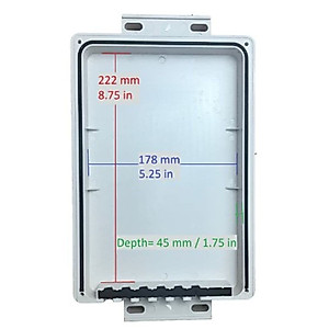 Tycon Systems ENC-SW-8x5 Outdoor Enclosure For TP-SW 5 And 8 Port POE Switches