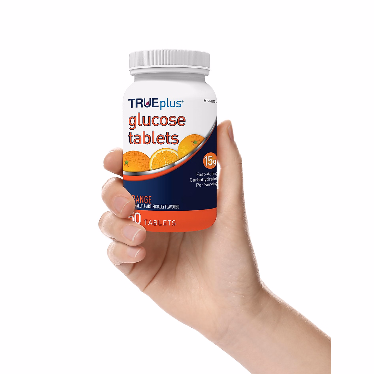 TRUEplus® Glucose Tablets, Orange - 50ct