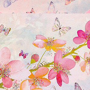 Papyrus Blank Cards with Envelopes, Blossoms (12-Count)