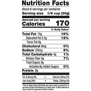 Good Sense Roasted & Salted Organic Pumpkin Seeds (Pepitas), Non-GMO & All Natural, 6 Ounce Resealable Bag