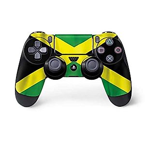Skinit Decal Gaming Skin for PS4 Controller - Officially Licensed Originally Designed Jamaica Flag Design