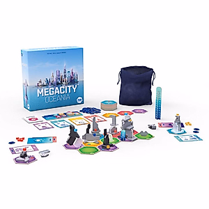 Hub Games HUB Megacity Oceania Board Game, Multicolor