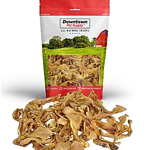 Downtown Pet Supply Pig Ears Strips - Dog Treats Small Dogs - Dog Dental Treats & Rawhide-Free Dog Chews - Promotes Healthy Coat & Skin Care - Rich in Protein, Vitamins & Minerals - 2 lbs
