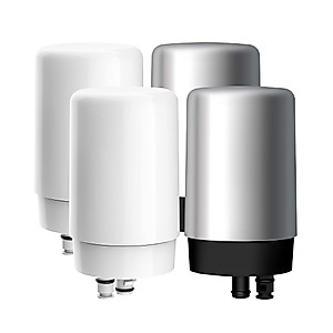 AQUA CREST Faucet Filter Replacement, Replacement for Brita Faucet Filter & AQUA CREST Faucets Filter Cartridge BPA Free, Replacement for Brita Faucet Filter - Chrome