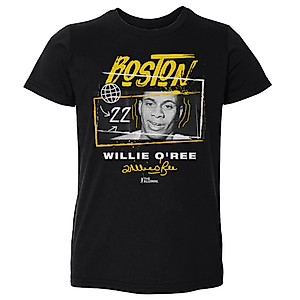 500 LEVEL Willie O'Ree Toddler Shirt (Toddler Shirt, 4T, Black) - Willie O'Ree Boston Tones WHT