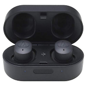 Audio-Technica ATH-SPORT7TWBK SonicSport Wireless In-Ear Headphones, Black