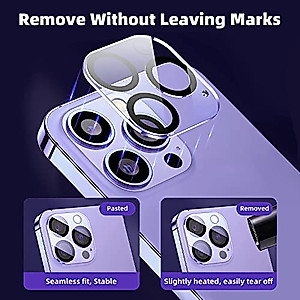 Corefyco Direct 3 Pack for iPhone 14 Pro - Max Camera Lens Protector, 9H Tempered Glass Cover, Anti-Scratch, Ultra HD, Easy Installation 6.1''/14 6.7'', Clear