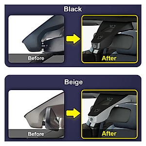 FITCAMX 4K Car DVR Video Recorder WiFi Connection APP Control Dash Cam Compatible with VW Jetta (7th Gen) 2019 2020 2021 2022 2023, (Color : HD2-68437 Beige, Size : 4K Dual Cam 128GB)