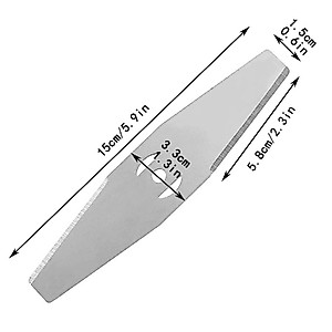 Cordless Electric String Trimmers Metal Blade,4 Pcs Electric Grass Trimmer Blade Edger Lawn Tool Accessory for Cordless String Trimmer Electric Weed Eater Battery Powered Weed Wacker Brush Cutter