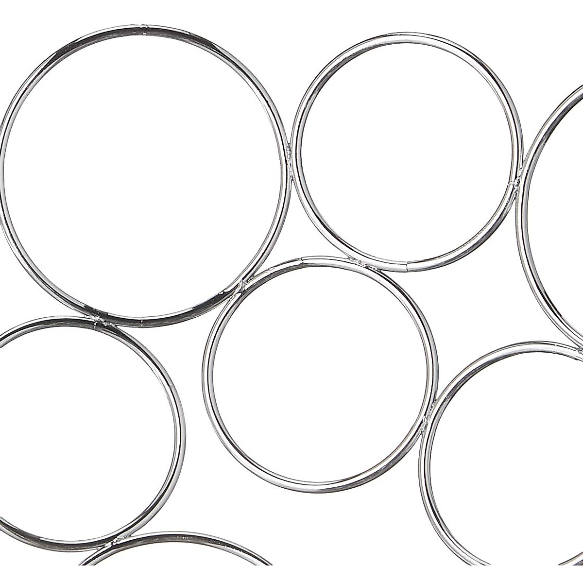 Spectrum Diversified Shapes/Circles Round Fruit Bowl, Chrome