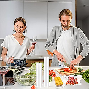 Vacuum Sealer Bags Food-Bag Rolls - 6 Inch |8 Inch |10Inch |11 Inch - Gallon Vacuum Sealer Bags Food Vac Sealing Bags for Vac Freezer & Seal a Meal Quart Vacuum Sealer Roll…