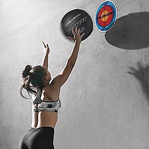 Philosophy Gym Wall Ball, 12 LB - Soft Shell Weighted Medicine Ball with Non-Slip Grip