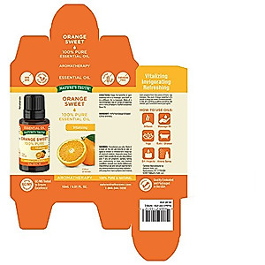 Nature's Truth Vitamins Essential Oil, Orange, 0.51 Fluid Ounce