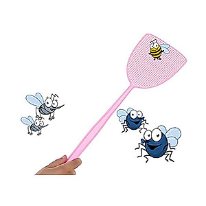 PAL&SAM Fly Swatter, Strong Flexible Manual Swat Set, Assorted Colors (5 Pack)