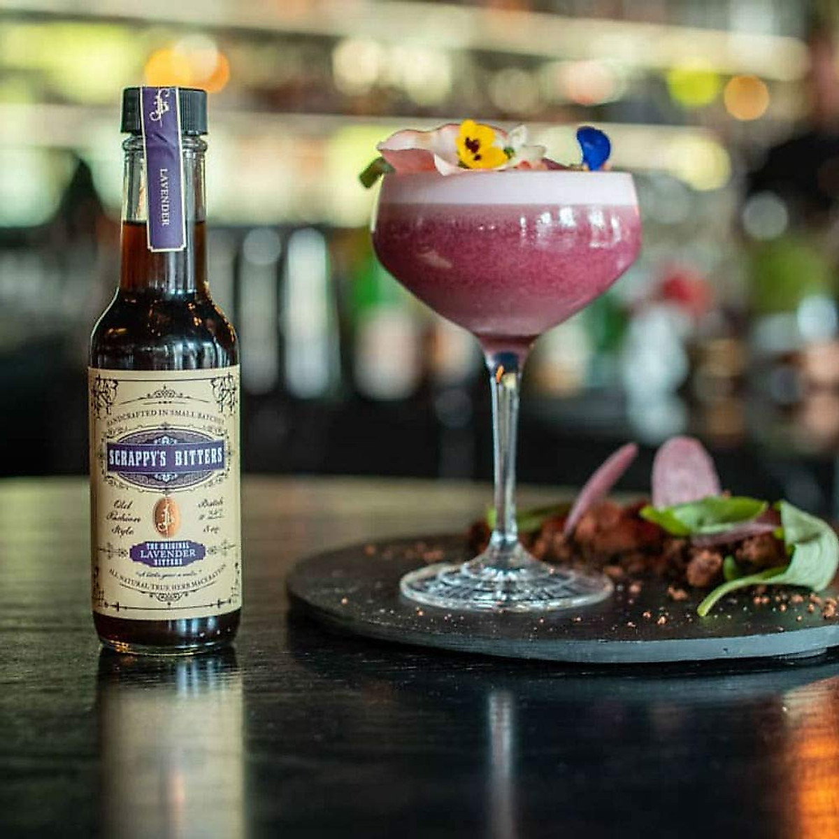 Scrappy's Bitters - Lavender, 5 oz - Organic Ingredients, Finest Herbs & Zests, No Extracts, Artificial Flavors, Chemicals or Dyes. Made in the USA! (Pack of 2)