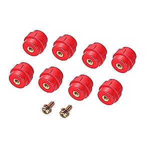 PATIKIL Insulator 8pcs SM30 High-Strength Polyester Standoff Insulators with M8 Screws for Power Distribution Cabinet