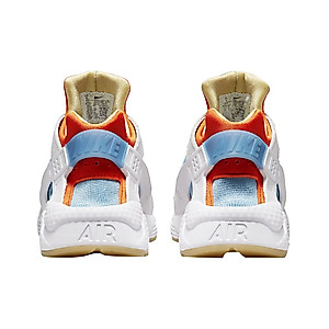 Nike Men's Air Huarache White/Safety Orange (DX2345 100) - 11