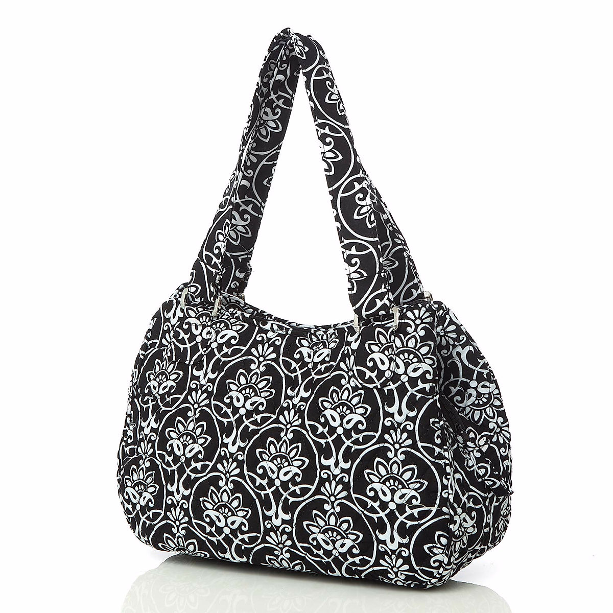 MAGOU Handle Bags Shoulder Bag - Quilted Cotton Tote Bag, Soft Lightweight Purse Handbag