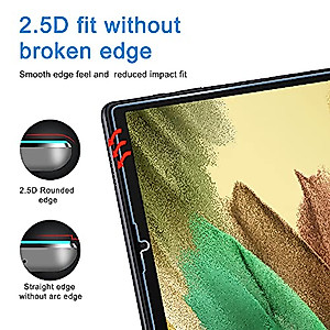 PULEN (2-Packs) for Samsung Galaxy Tab A7 Lite/Tab A7 Lite Kids Edition Screen Protector,HD Clear 9H Hardness Tempered Glass (8.7 Inch)