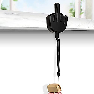 seOSTO Finger Key Hanger, Funny Adhesive Key Hook Key Holder for Wall, Wall Hooks for Hanging Keys Entryway Hallway Decor/Office Funny Gift